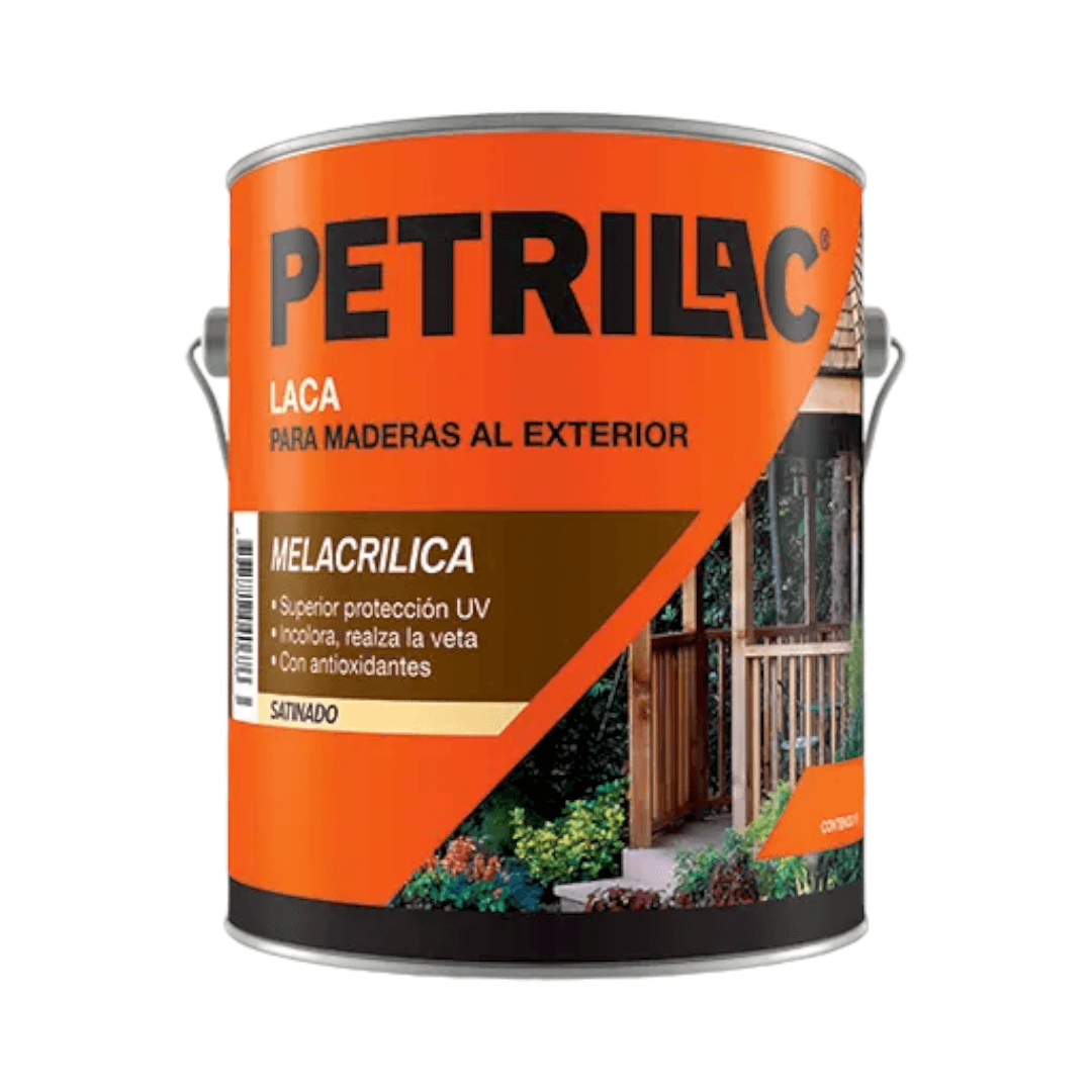 LACA PARA MADERAS EXTERIOR MELACRÍLICA SATINADO 1 L - Pisano