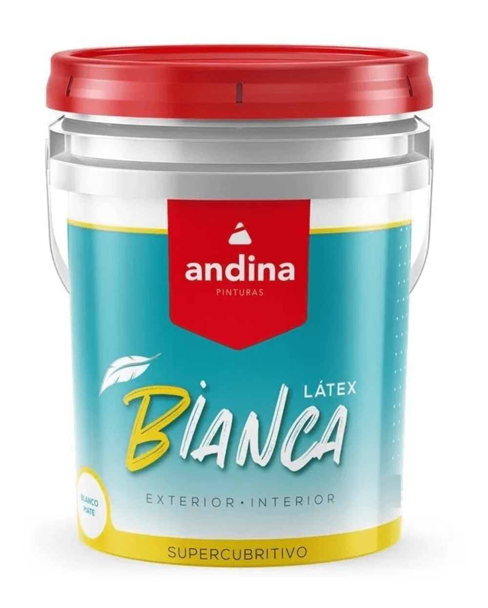 LATEX BIANCA INTERIOR / EXTERIOR MATE BLANCO 4 L - Pisano