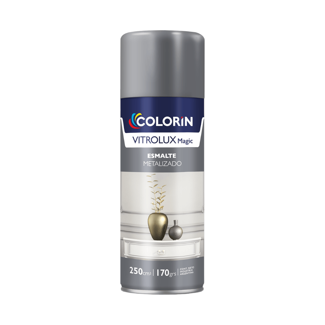 AEROSOL ESMALTE METALIZADO ORO VITROLUX MAGIC 250 CC - Pisano